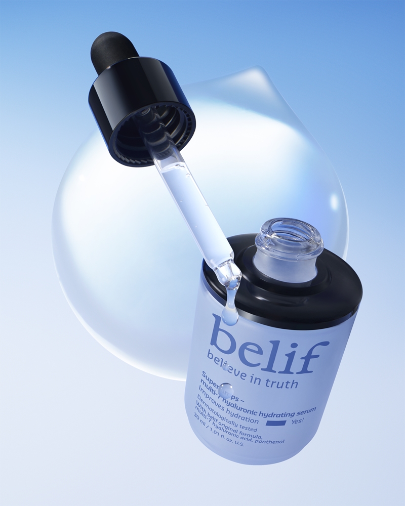 belif Super Drops Multi-7 Hyaluronic Hydrating Serum deeply nourishing ...