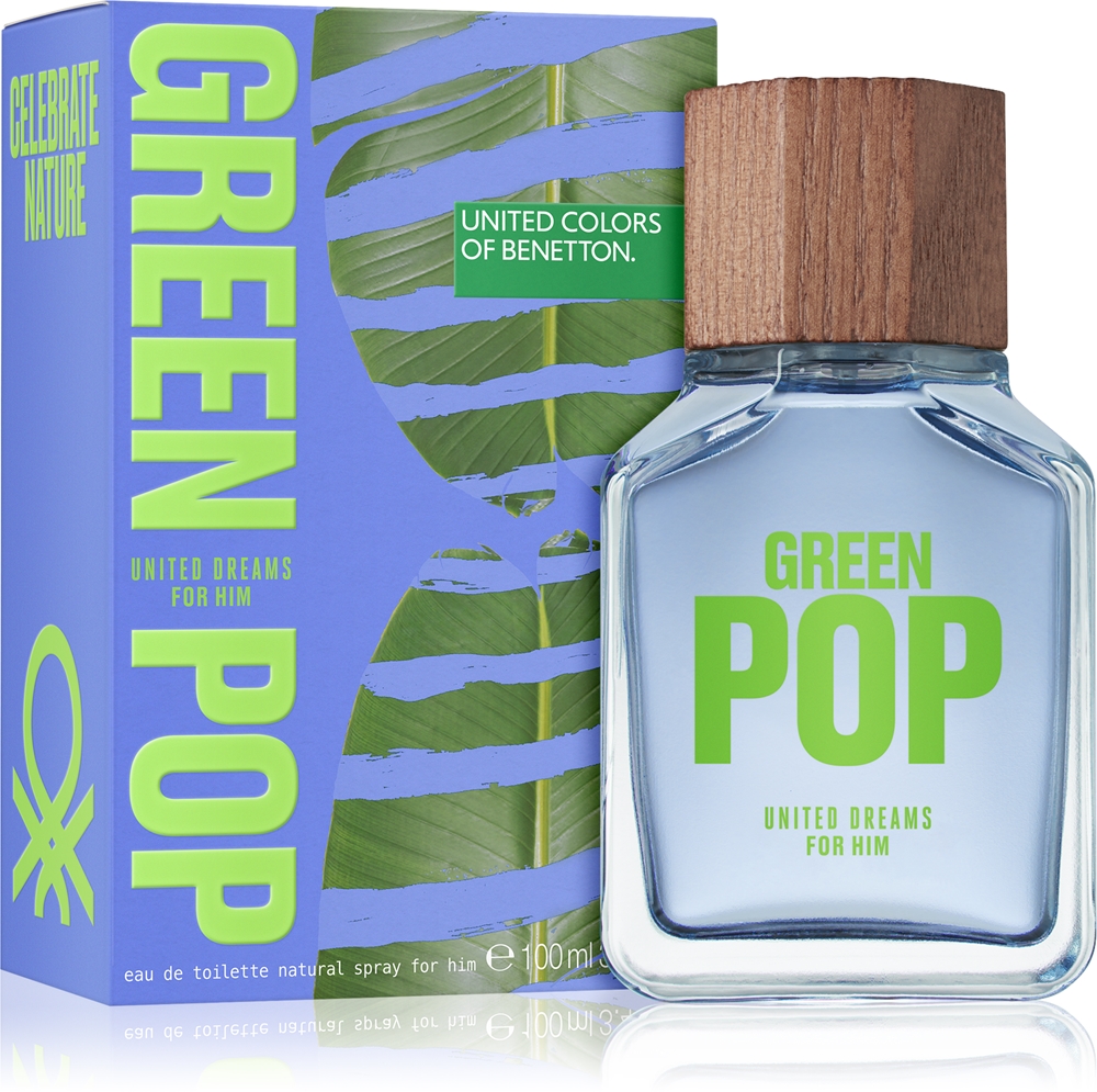 Benetton United Dreams Green Pop For Him тоалетна вода за мъже | notino.bg