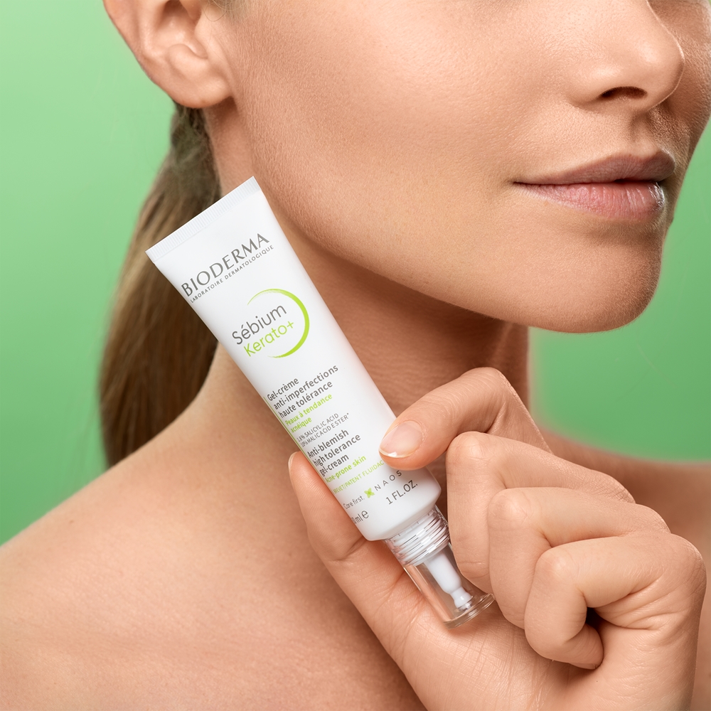 Bioderma Sébium Kerato+ cream gel against imperfections in acne-prone ...