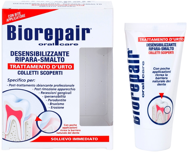 Biorepair Desensitizing Enamel-Repair Shock Treatment set for teeth ...