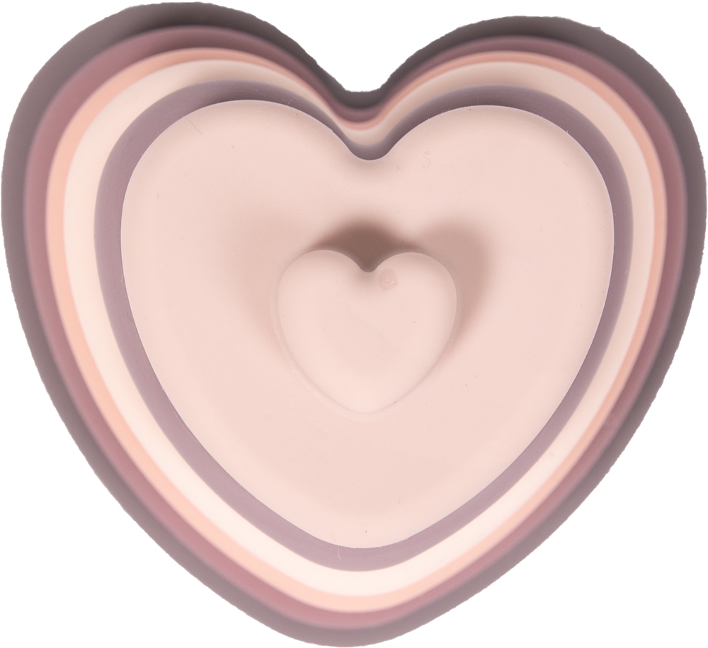 Bo Jungle B-Silicone Stacking Hearts stackable tower | notino.ie