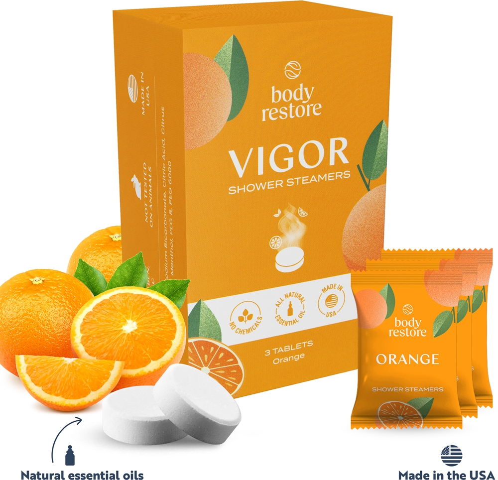 Body Restore Vigor Shower Steamers shower tablets | notino.ie