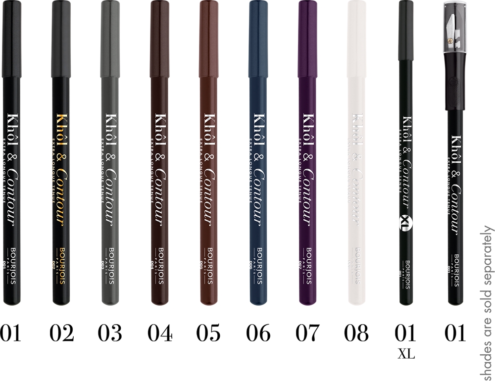 Bourjois Khôl & Contour Extra Longue Tenue long-lasting eye pencil with ...