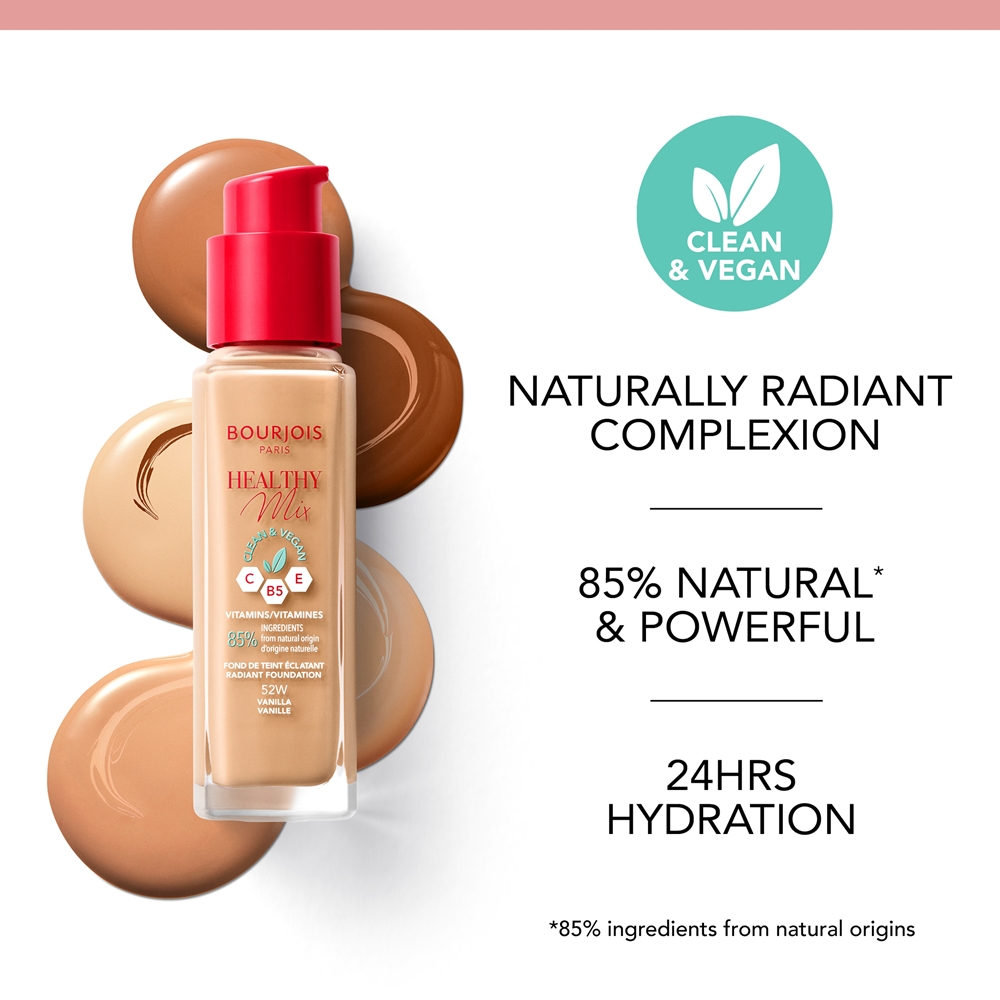 Bourjois Healthy Mix radiance moisturising foundation 24 h | notino.co.uk