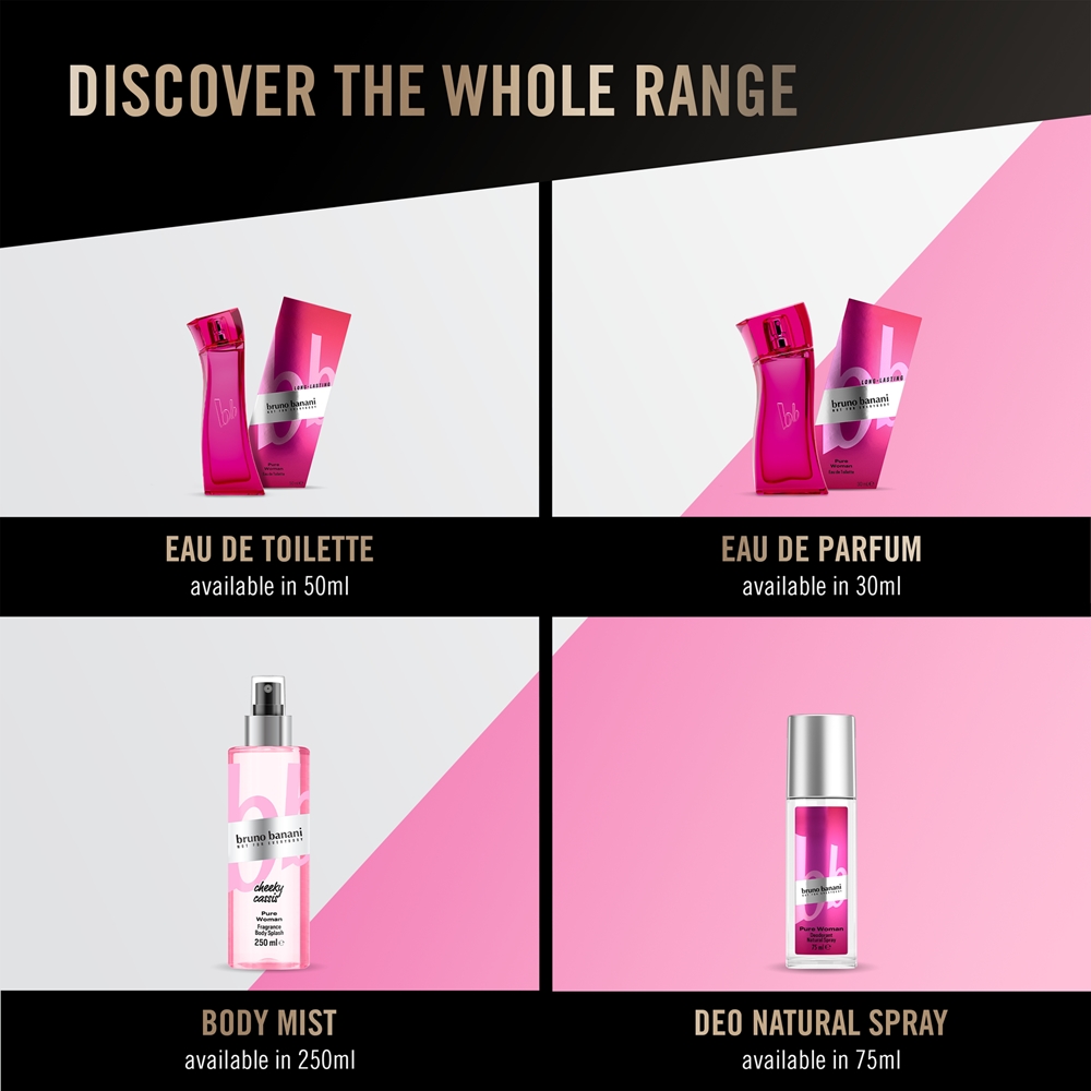Bruno Banani Pure Woman Eau de Toilette for women | notino.ie