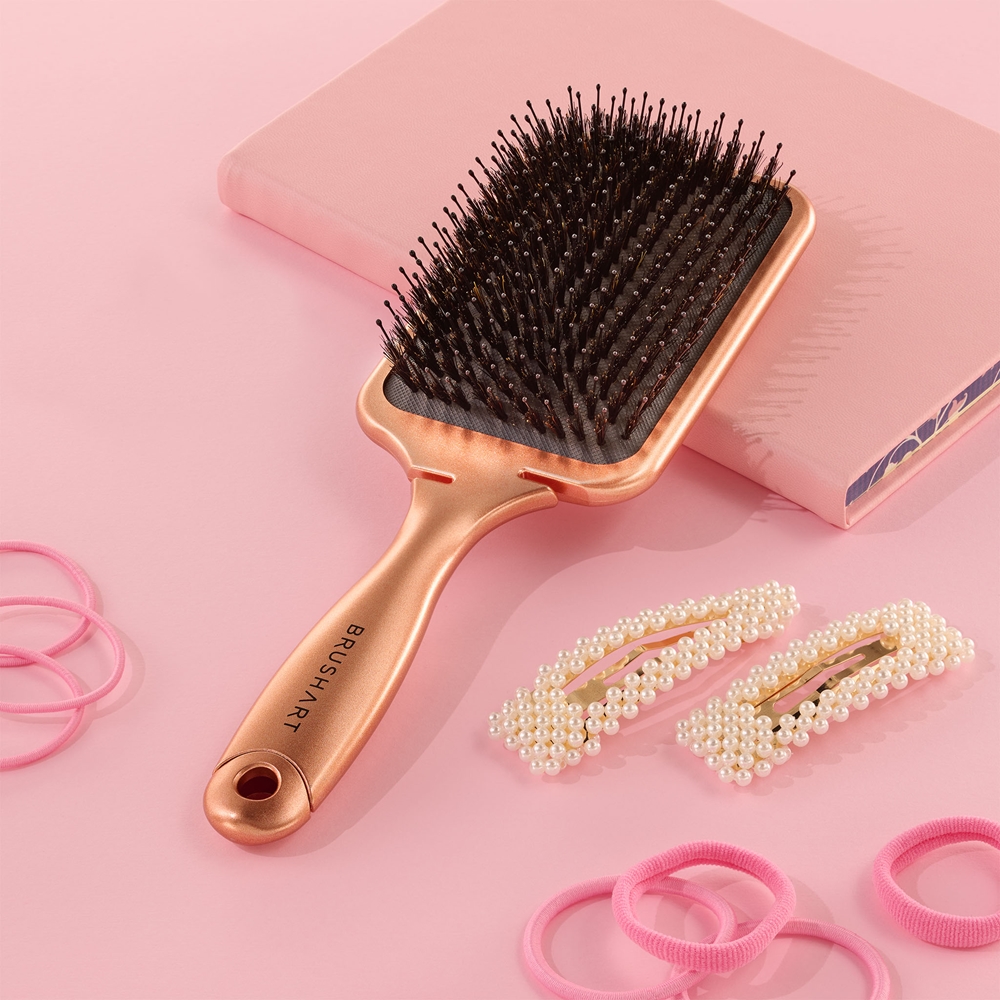 BrushArt Hair Boar bristle paddle hairbrush | Livrare rapida! | Notino.ro