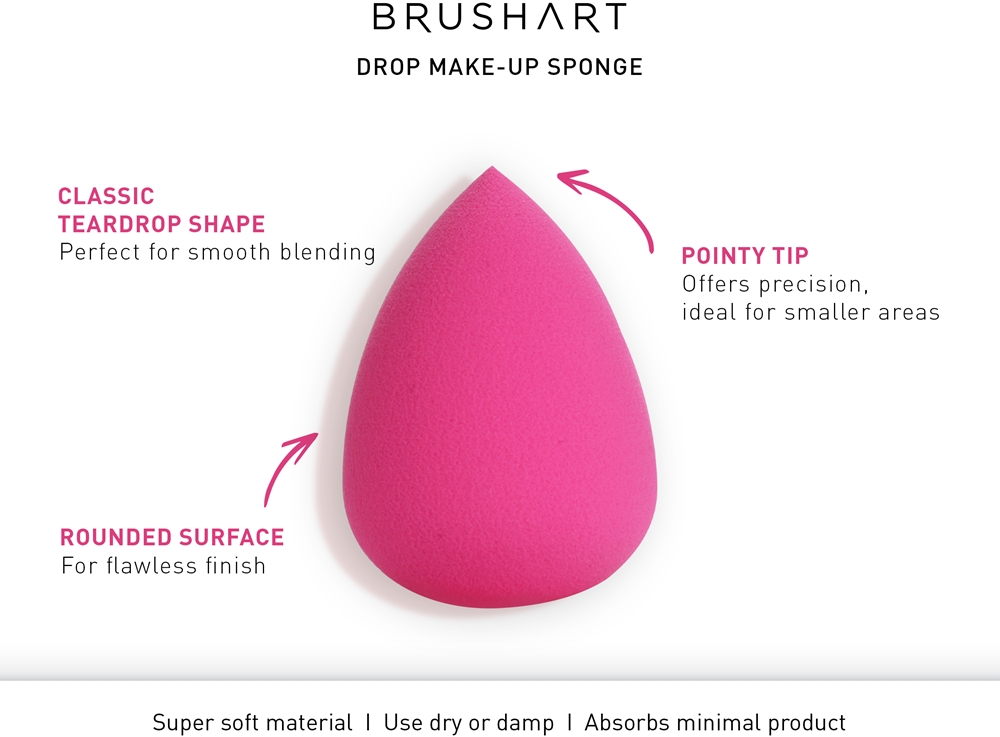 BrushArt Make-up Sponge Drop Teardrop Makeup Sponge | notino.ie