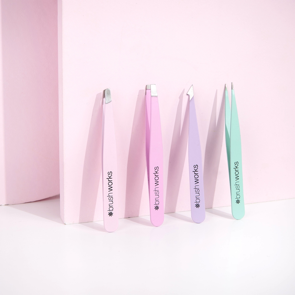 Brushworks Tweezer Set Pastel set of tweezers | notino.ie