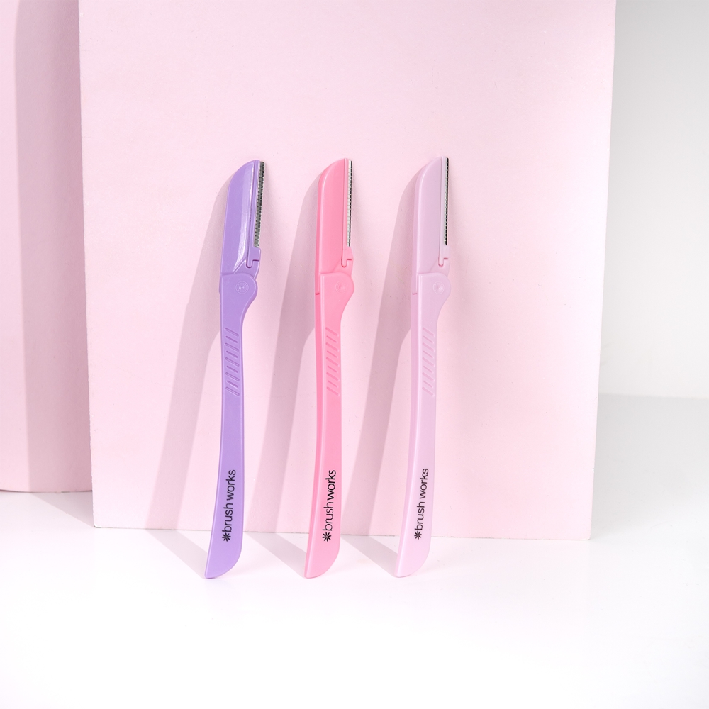 Brushworks Precision Eyebrow Razors Mixed rasoio per sopracciglia ...