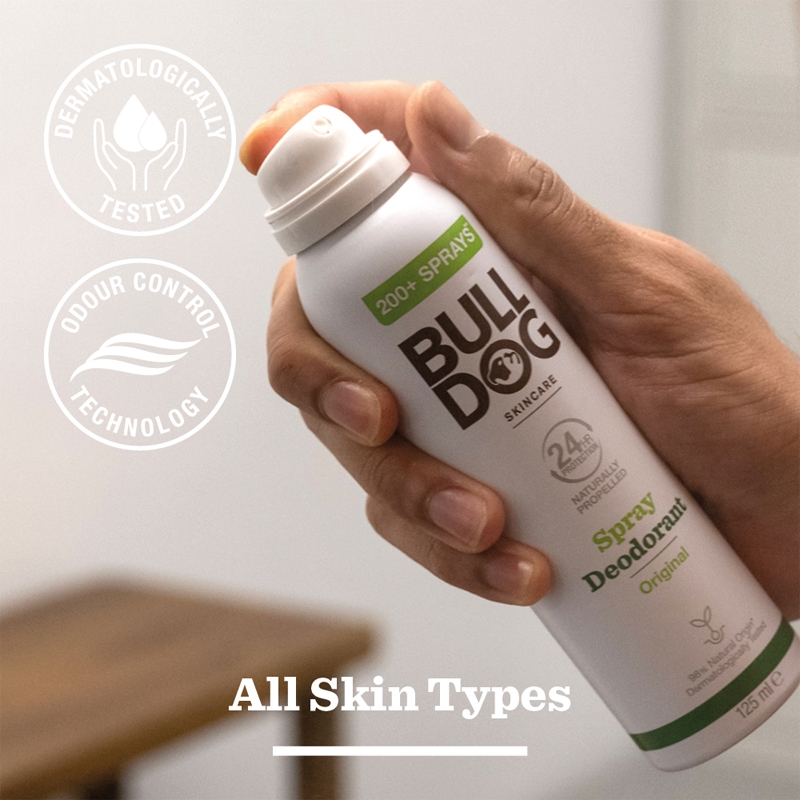 Bulldog Original Spray Deodorant déodorant en spray sans aluminium ...