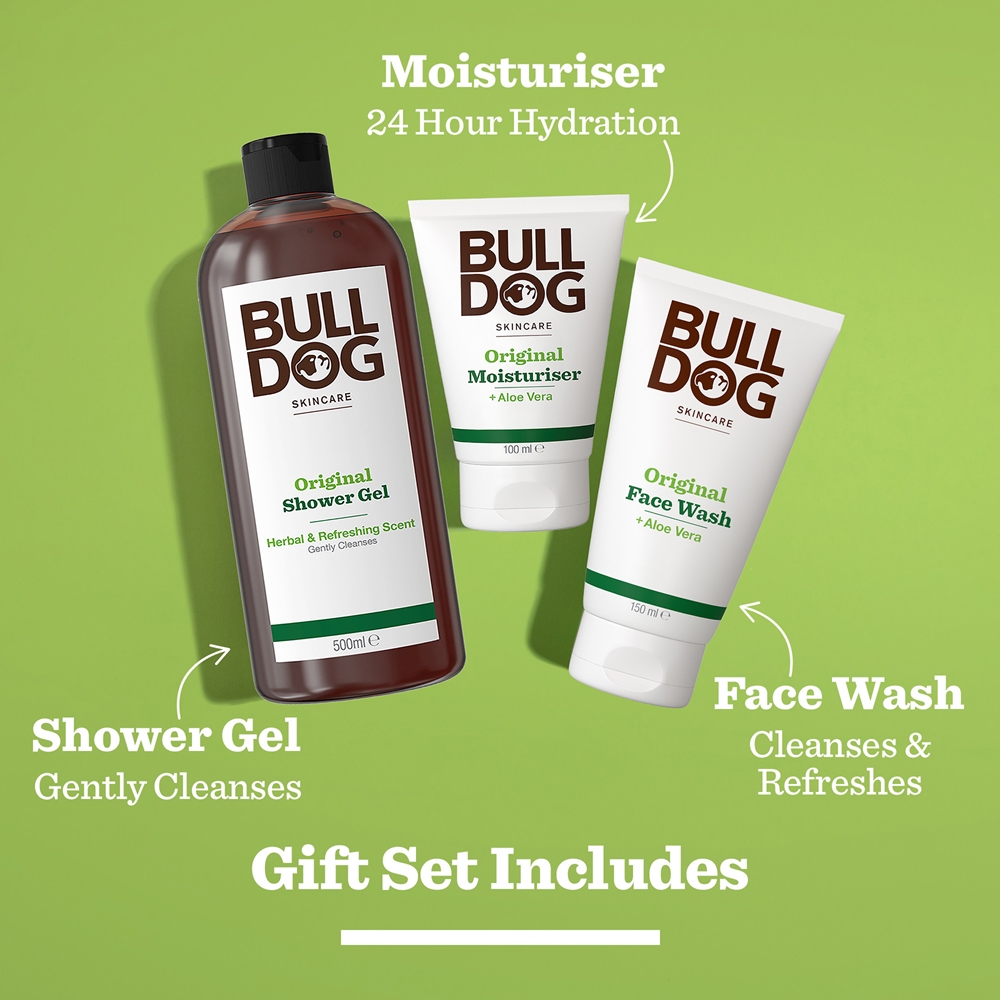 Bulldog Original Grooming Kit Geschenkset für Körper und Gesicht ...