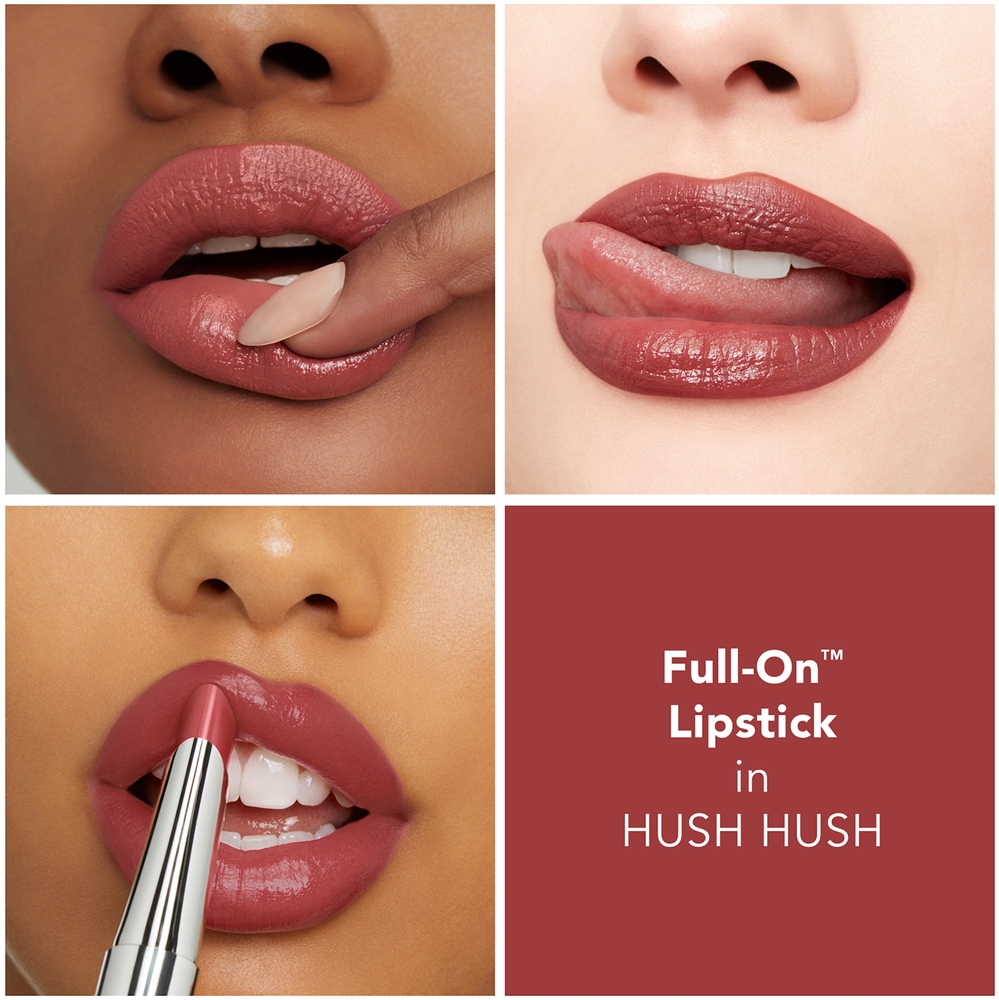 Buxom FULL-ON™ PLUMPING SATIN LIPSTICK Creamy Lipstick with magnifying ...