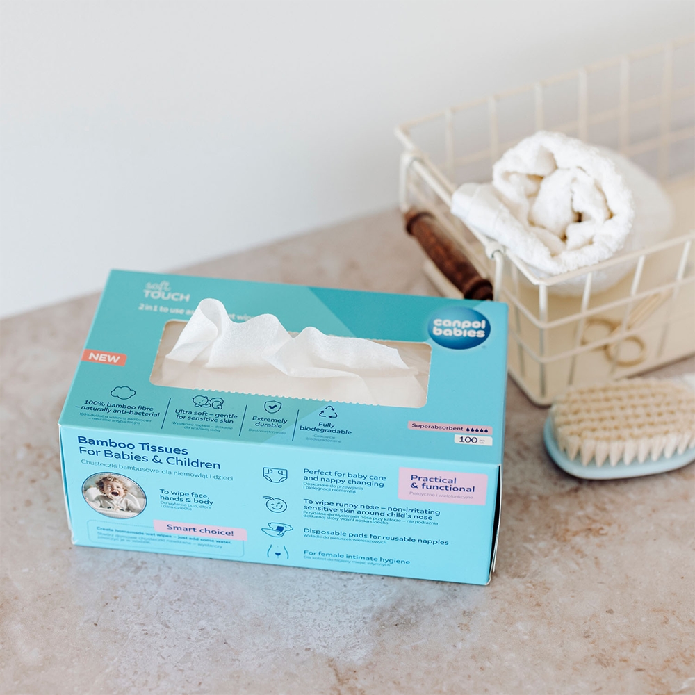 Canpol babies Bamboo Tissues Postpartum Pads wipes from bamboo | notino.ie