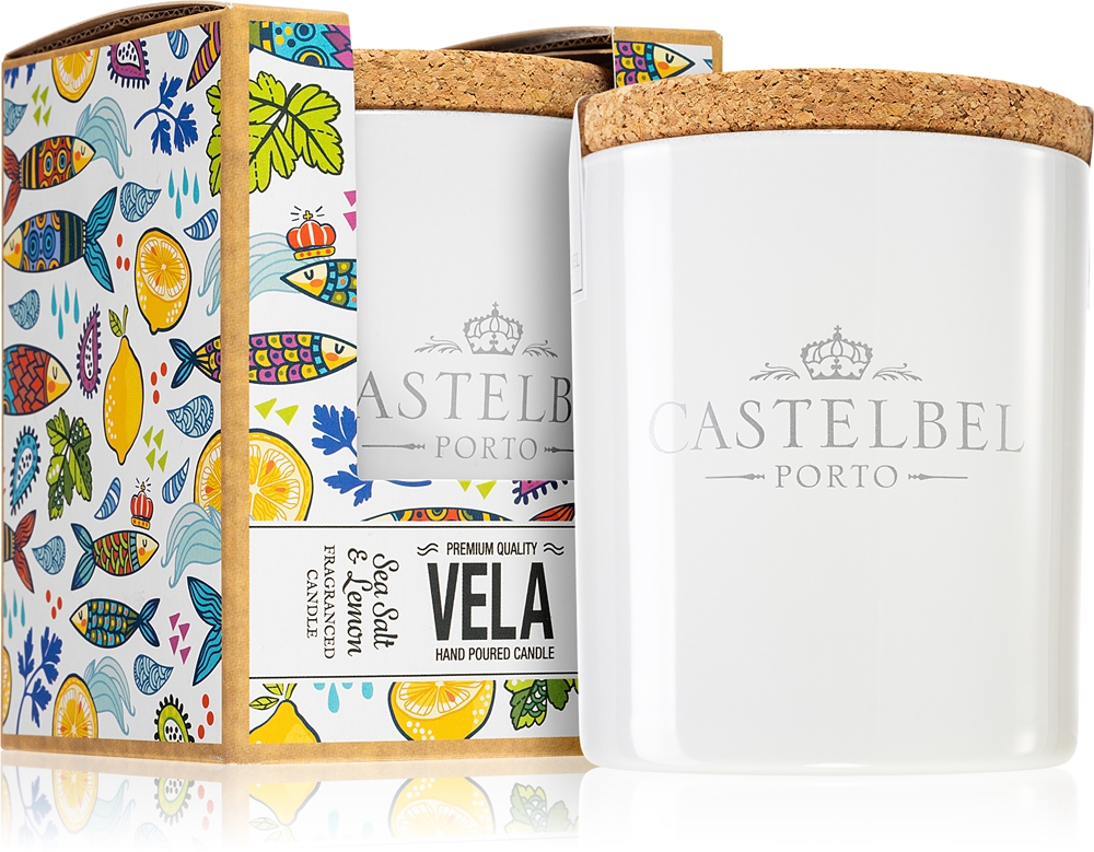 Castelbel Sardine Sea Salt & Lemon scented candle | notino.ie