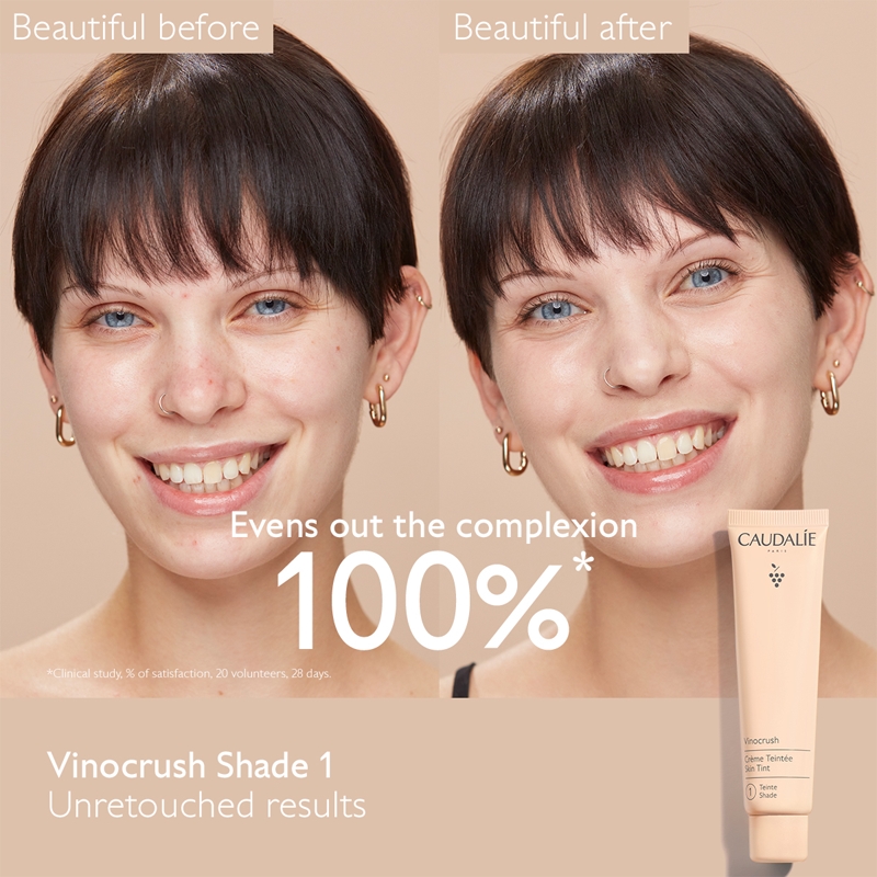 Caudalie Vinocrush Skin Tint CC cream for even skin tone with ...