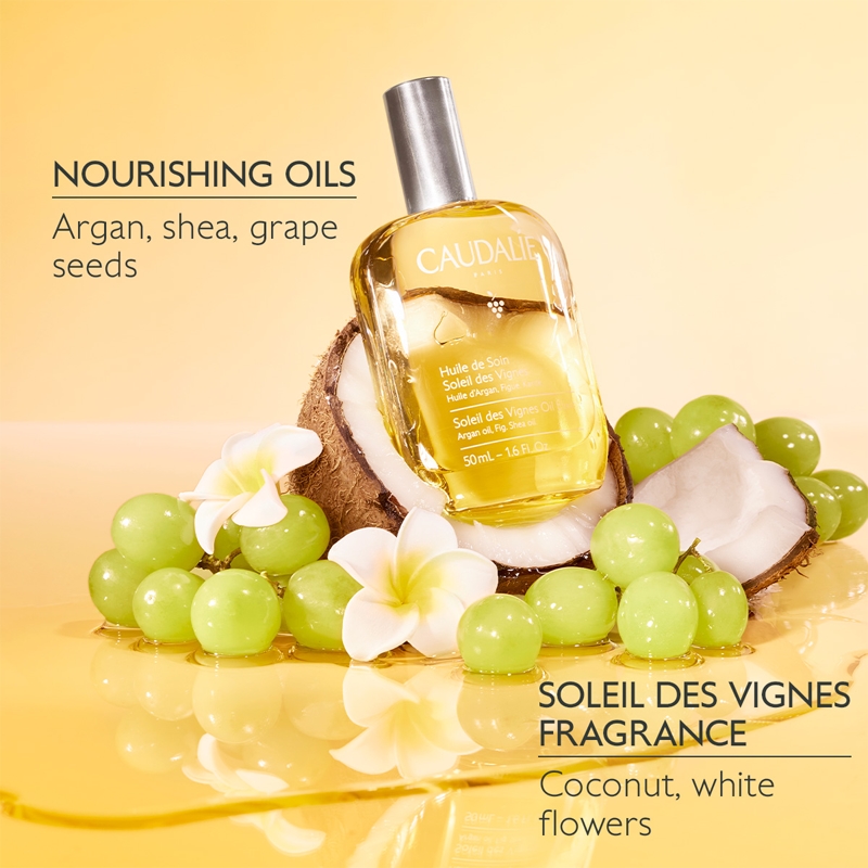 Caudalie Soleil des Vignes Oil Elixir Huile corporelle nourrissante de luxe | notino.fr