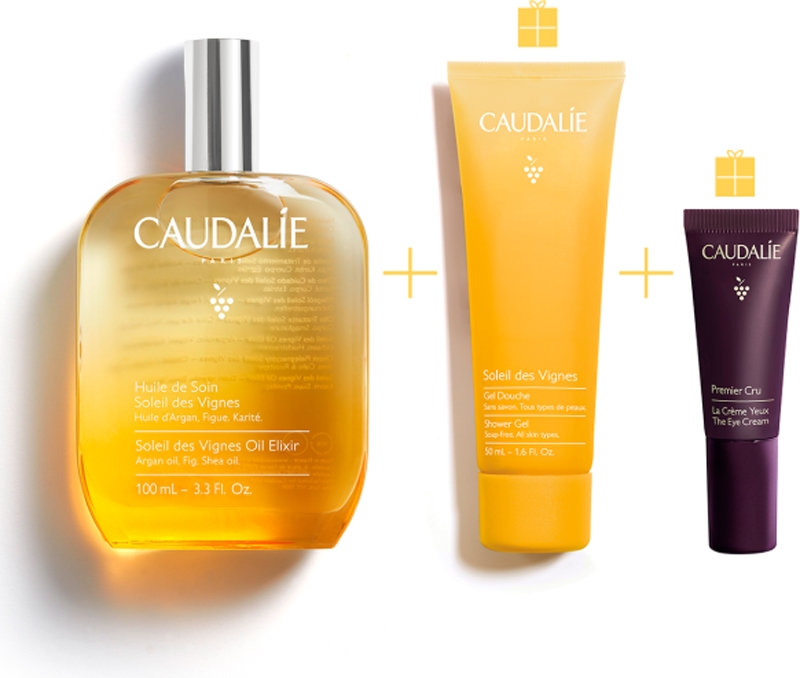 Caudalie Soleil des Vignes Radiance Illuminator Essentials Gift Set ...