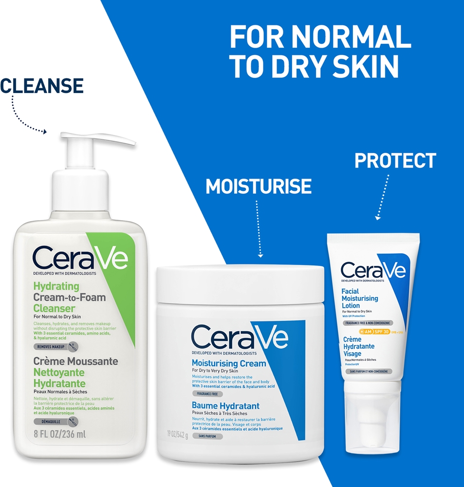 CeraVe Moisturizers moisturising face cream for normal to dry skin ...