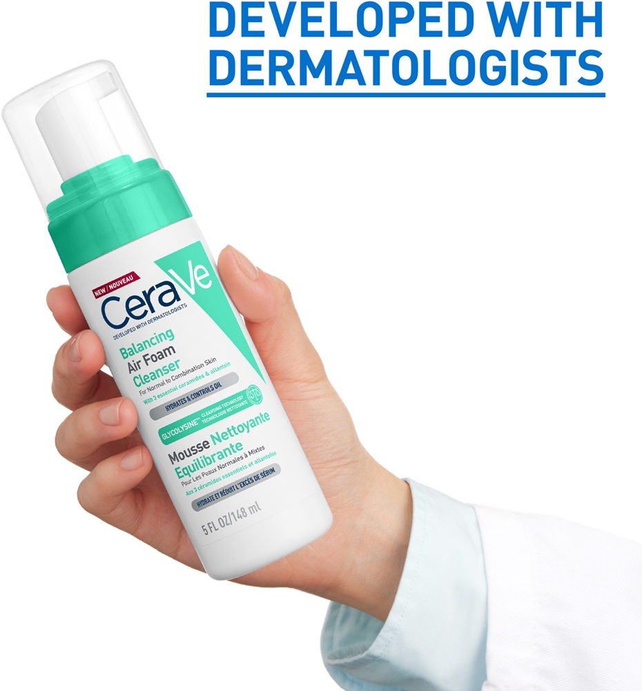 CeraVe Cleansers Balancing Air Foam Cleanser Cleansing Foam for normal and combination skin ...