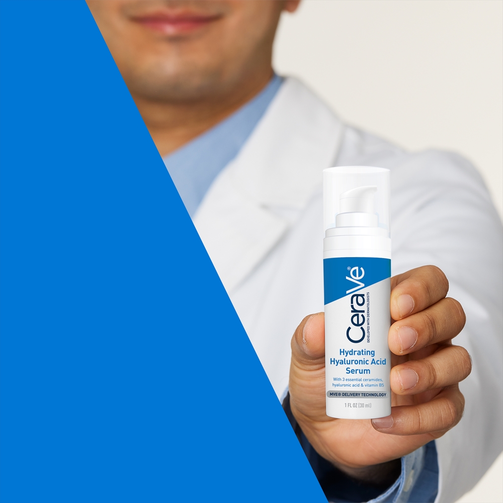 CeraVe Hydrating Hyaluronic Acid Serum хиалуронов серум | notino.bg