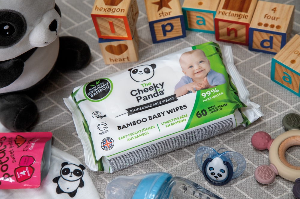 Cheeky Panda Bamboo Baby Wipes salviette umidificate per bambini di ...