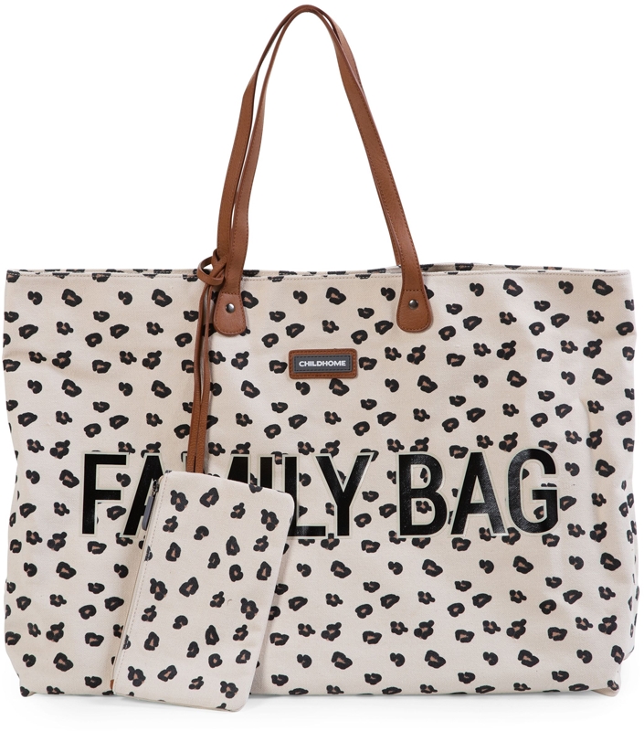 Childhome Family Bag Canvas Leopard travel bag | notino.co.uk