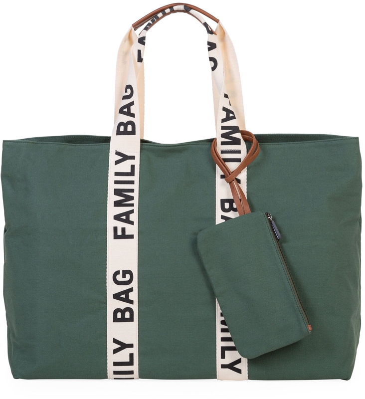 Childhome Family Bag Canvas Green travel bag | notino.co.uk