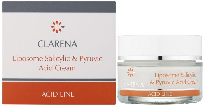 Clarena Acid Line Liposome Salicylic & Pyruvic Acid crème de nuit pour ...