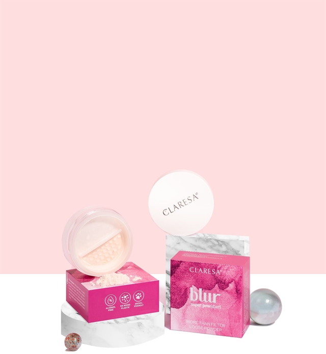 Claresa Super Pow(d)er Blur loser Puder für den perfekten Look