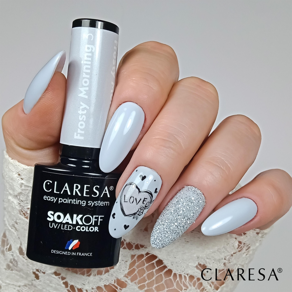 Claresa SoakOff UV/LED Color Frosty Morning gelový lak na nehty | notino.cz
