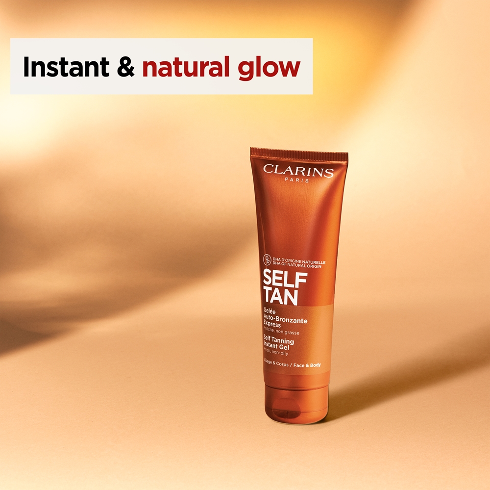 Clarins Self Tan Instant Gel бронзиращ гел за тяло и лице | notino.bg