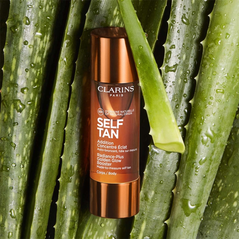 Clarins Self Tan Radiance-Plus Golden Glow Booster бронзиращ продукт за ...