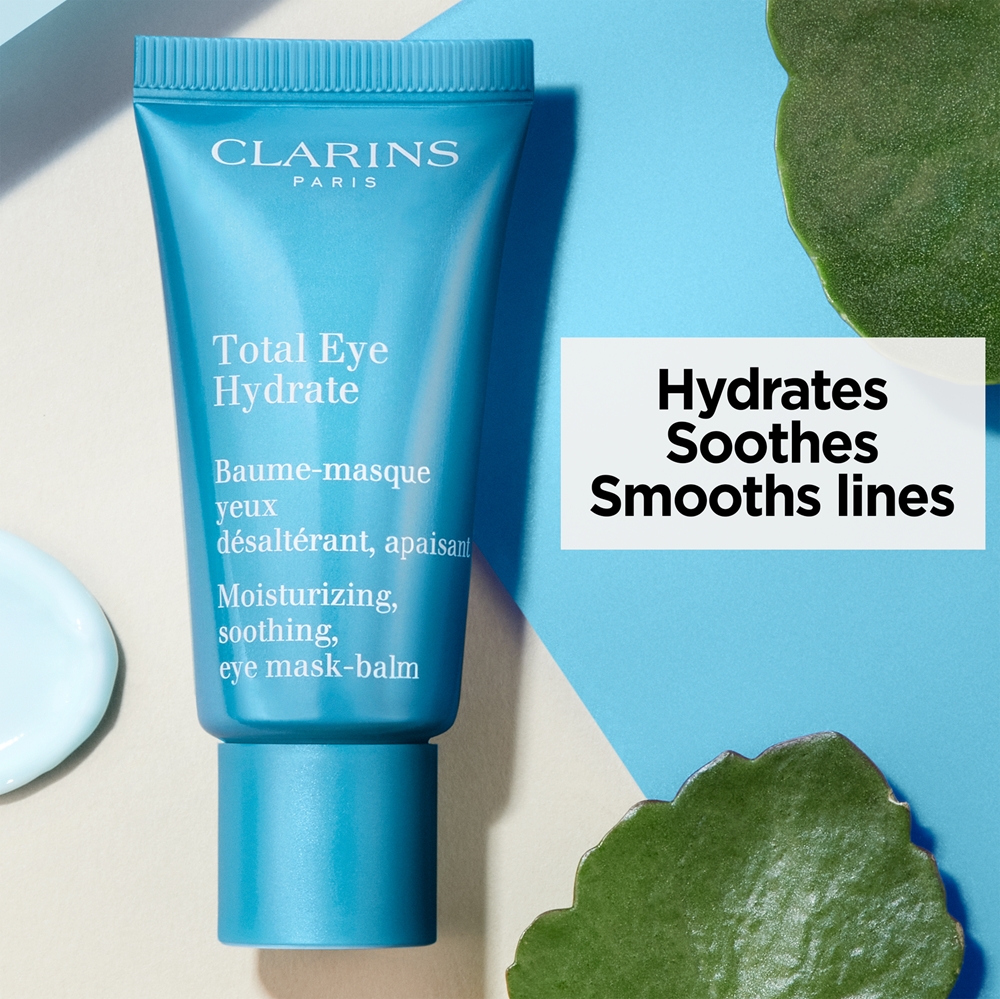Clarins Total Eye Hydrate дълбоко хидратиращ крем-гел за околоочната ...