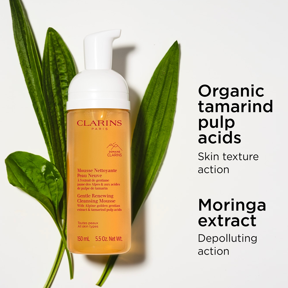 Clarins Cleansing Gentle Renewing Cleansing Mousse gentle cleansing ...
