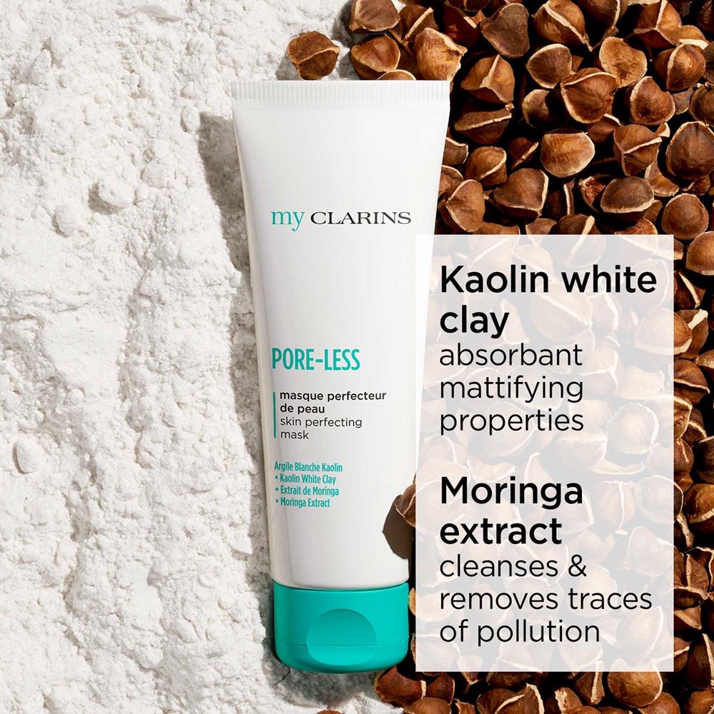 Clarins My Clarins Pore-Less Skin Perfecting Mask rebalancing clay mask ...
