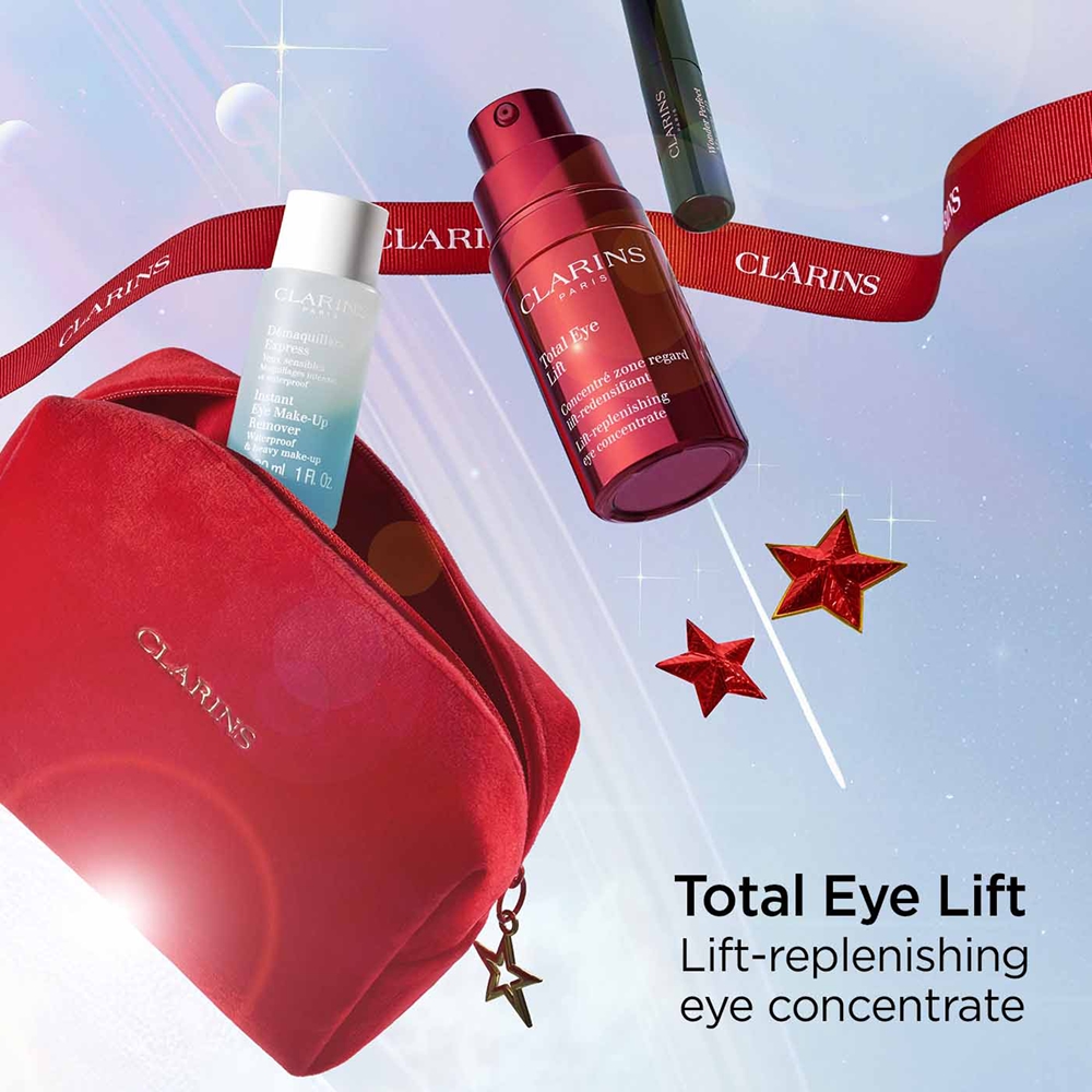 Clarins Total Eye Collection Gift Set for the eye area 01 Perfect Black ...