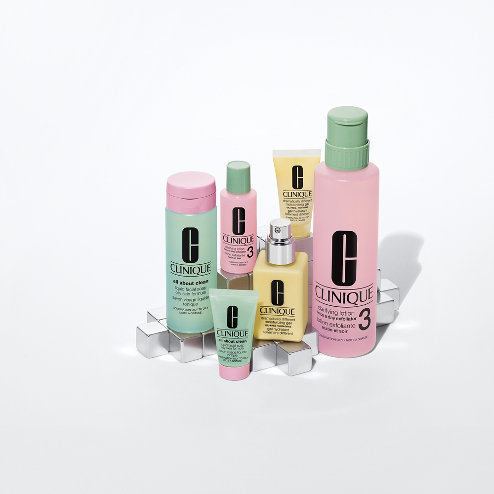 Clinique Skincare Set 3-Step Skincare Set For Oily Skin gift set for ...