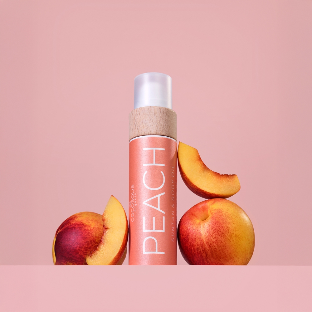 COCOSOLIS PEACH kopjoša un iedegumu veicinoša eļļa | notino.lv