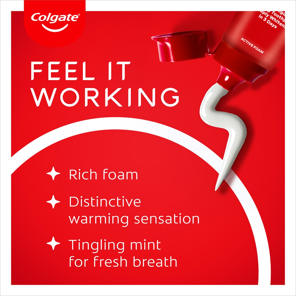 Colgate Max White Ultra Active Foam Whitening Toothpaste | notino.ie
