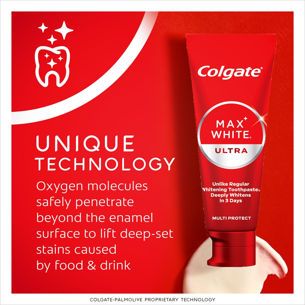 Colgate Max White Ultra Multi Protect whitening toothpaste | notino.co.uk