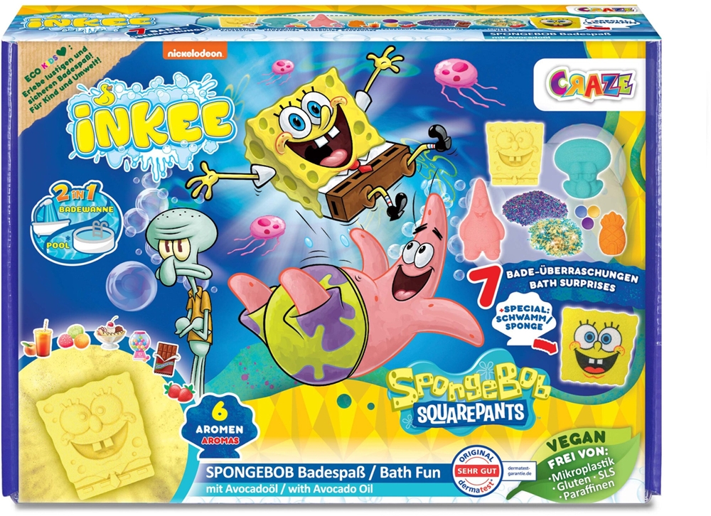 Craze SpongeBob Gift Box Fizzy Bath Bombs in gift packaging | notino.ie