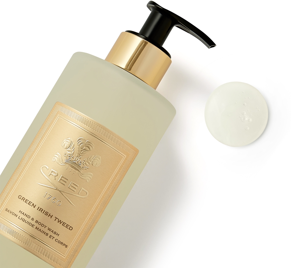 Creed Green Irish Tweed gel douche parfumé mains et corps | notino.be