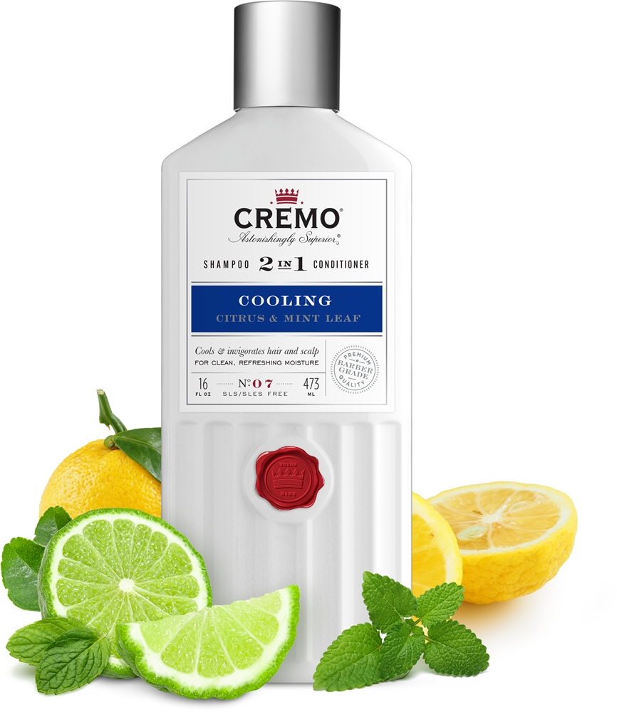 Cremo Citrus & Mint Leaf 2in1 Cooling Shampoo stimulierendes und ...