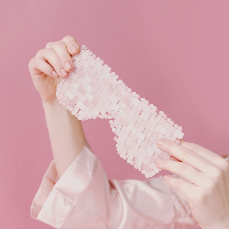 Crystallove Rose Quartz Mask Maske für die Augenpartien | notino.at