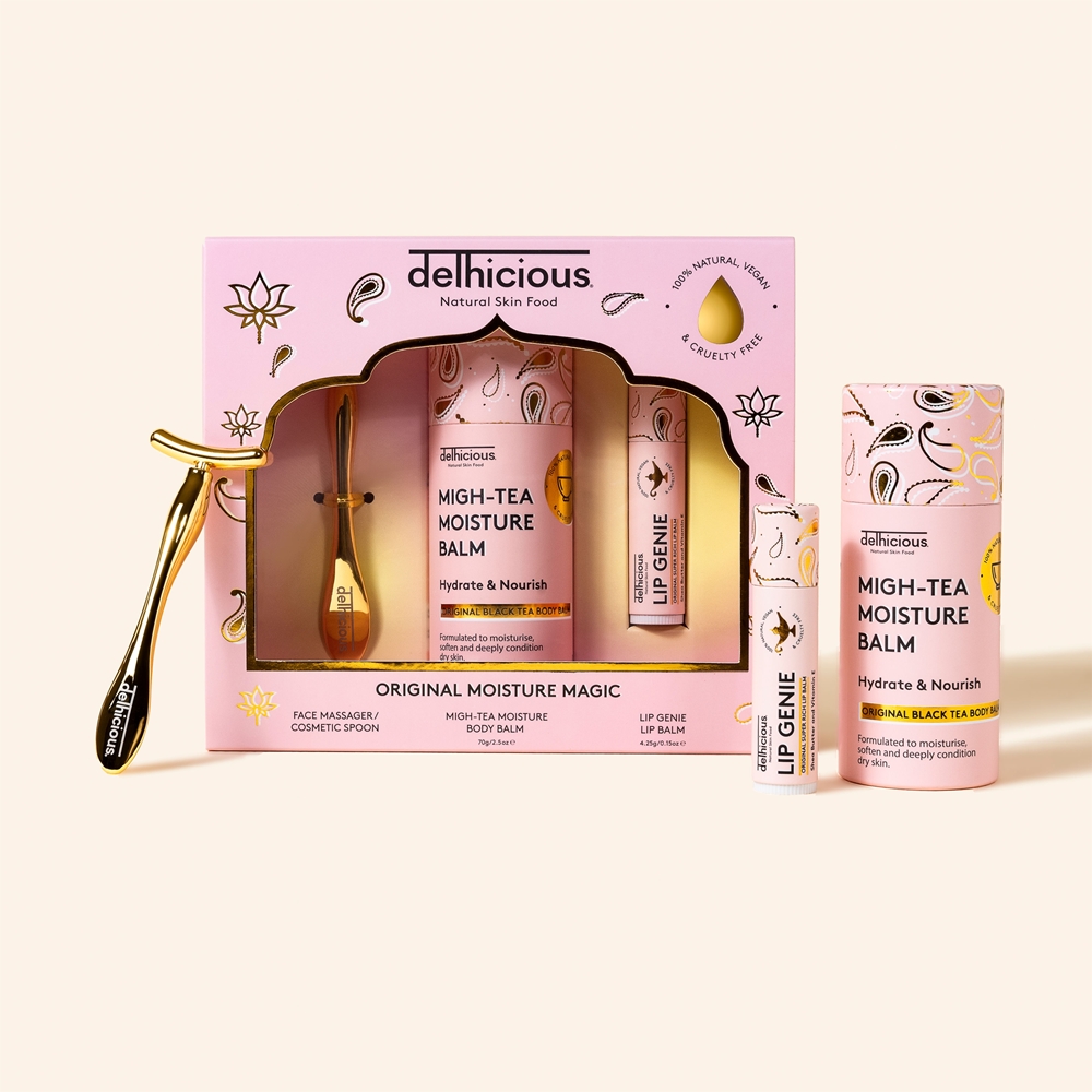 delhicious MOISTURE MAGIC gift set (for body and face) | notino.co.uk