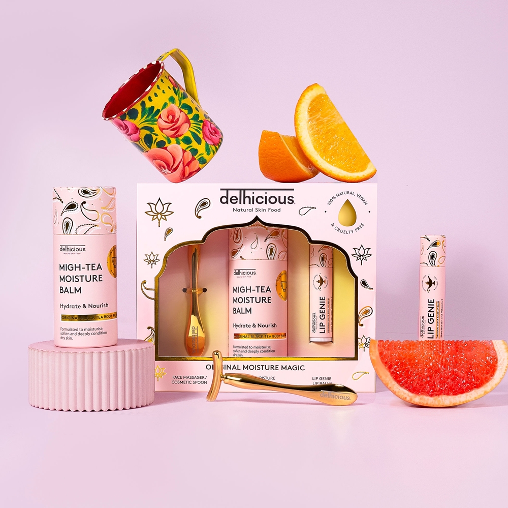 delhicious MOISTURE MAGIC gift set (for body and face) | notino.co.uk