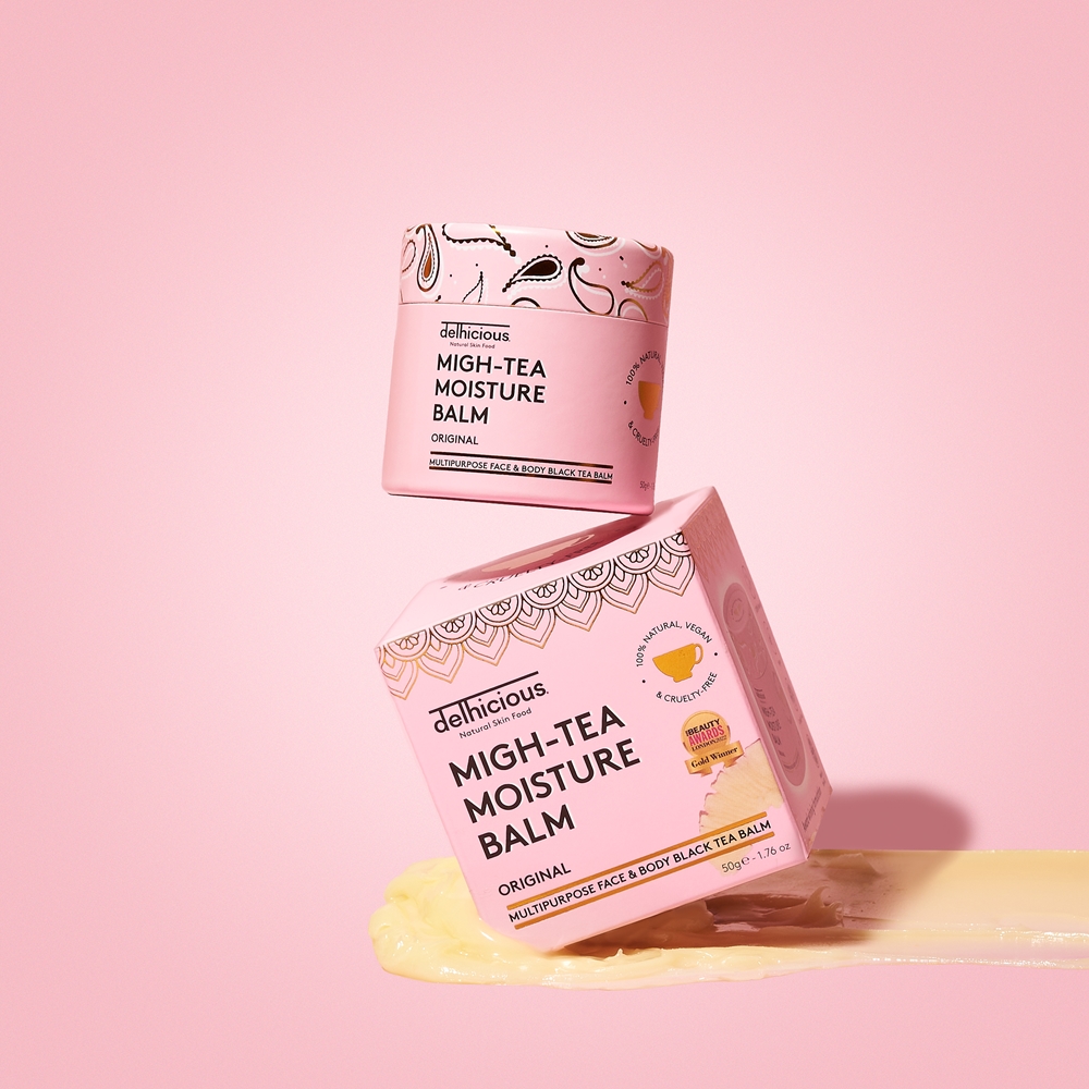 delhicious MIGH-TEA MOISTURE BALM multi-purpose balm for very dry and ...