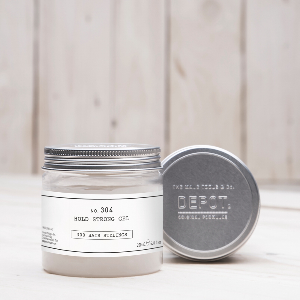 Depot No. 304 Hold Strong Gel Haargel mit Wet-Effekt