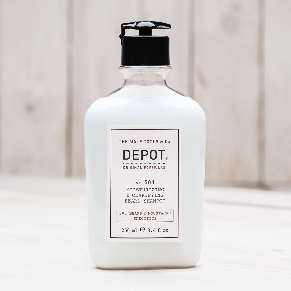 Depot No. 501 Moisturizing & Clarifying Beard Shampoo hydratisierendes ...