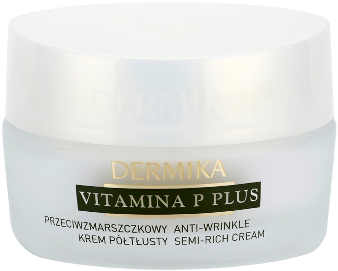 Dermika Vitamina P Plus Anti-Faltencreme für empfindliche Haut mit der ...